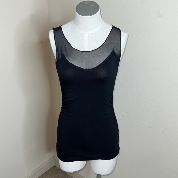 Halogen | Tops | Euc Halogen Mesh Tank Xsmall | Poshmark
